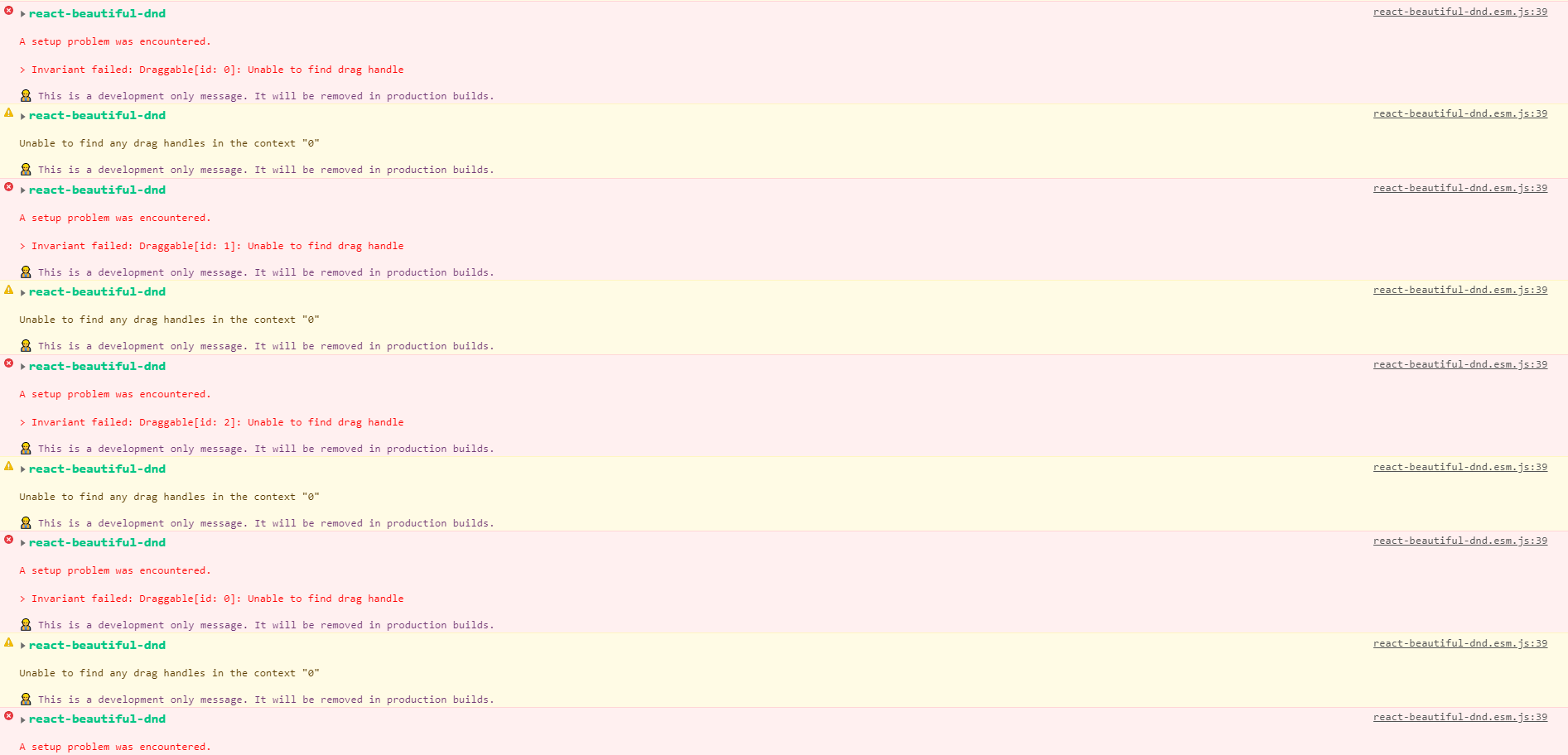 Invariant Failed Draggable Id 2 Unable To Find Drag Handle On Ssr With Next Js · Vercel 5365