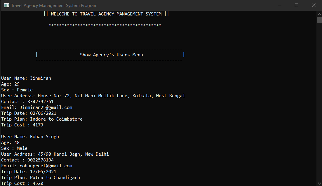 GitHub - me-stone/Travel-Agency-Management-System: A Travel Agency ...