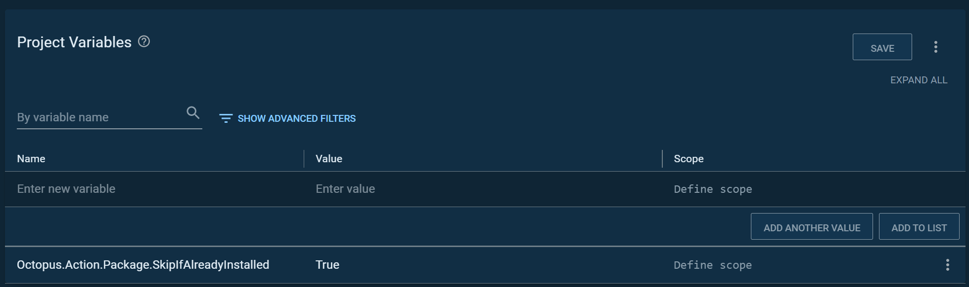 Split Project and Deployment Settings into their own tabs in the UI. Remove Package Redeployment ...