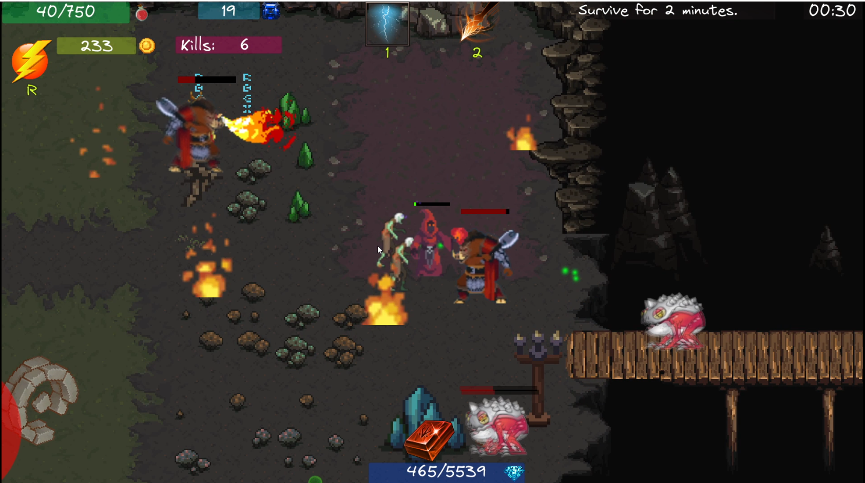 GitHub - melisekm/HerosRevenge: 2D Topdown roguelite arena shooter