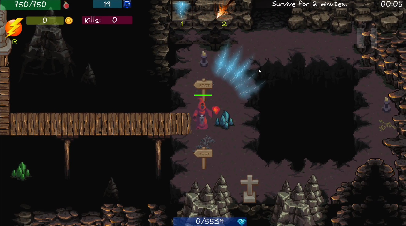 GitHub - melisekm/HerosRevenge: 2D Topdown roguelite arena shooter