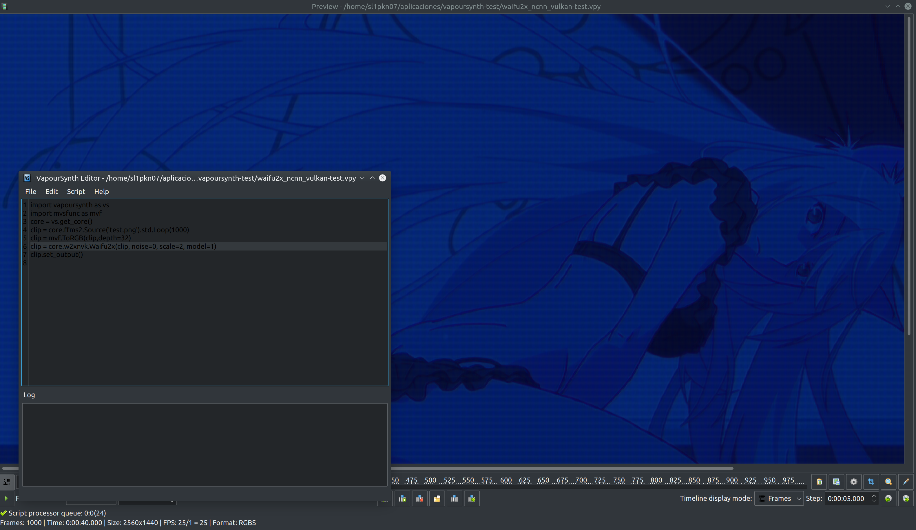 blue (2 tones) and yellow color when use modes · Issue #1 · nlzy/vapoursynth-waifu2x-ncnn-vulkan ...