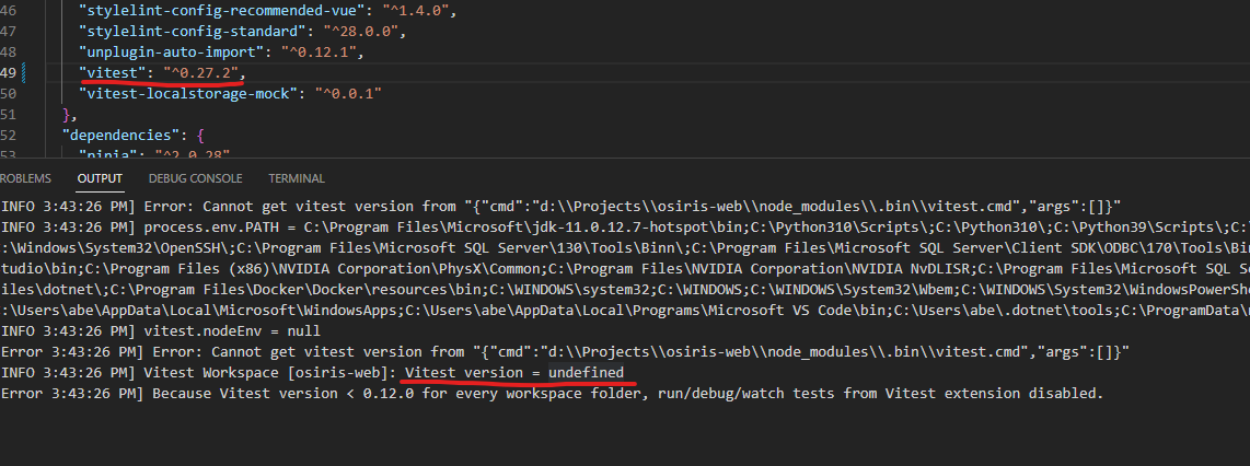 Vitest Version Not Detected · Issue 124 · Vitest Dev Vscode · Github