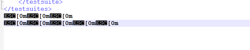 esc sequence at the end of junit xml report · Issue #2768 · bridgecrewio/checkov · GitHub
