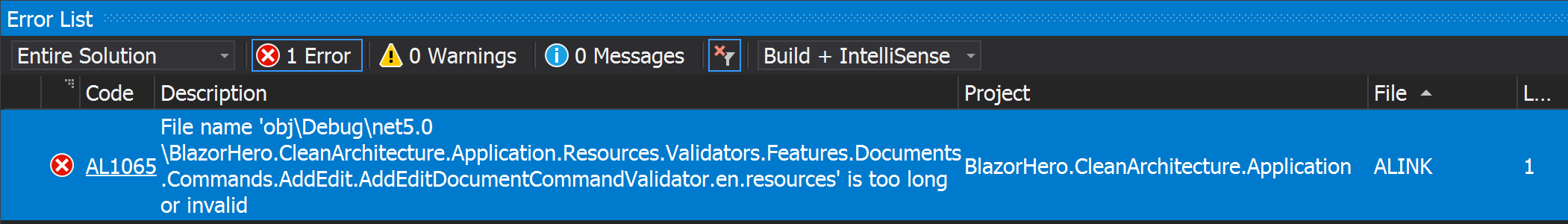 v2.1.0 release failed to build in VS2019 · Issue #120 · fullstackhero/blazor-starter-kit · GitHub