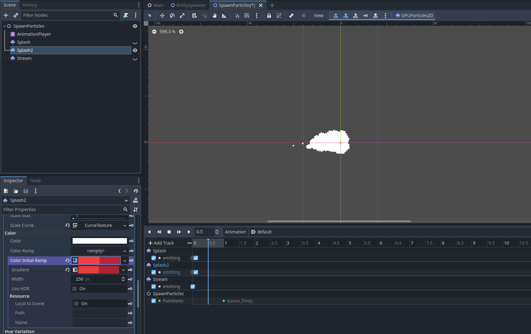 Weird issues with ParticlesMaterial colour ramp assignments? · Issue ...