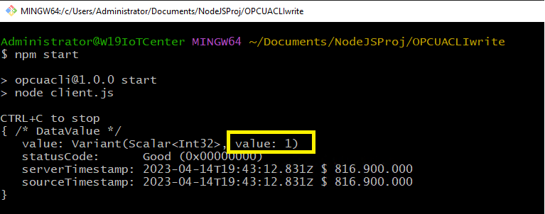 OPC UA client read data from Kepware Enterprise UA server · Issue #1266 · node-opcua/node-opcua ...