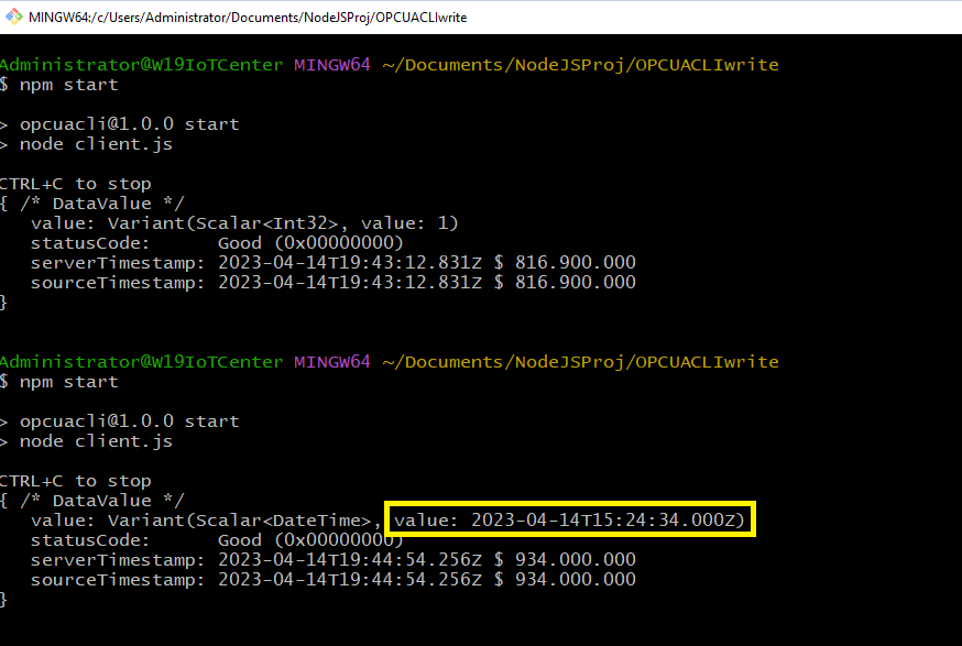 OPC UA client read data from Kepware Enterprise UA server · Issue #1266 · node-opcua/node-opcua ...