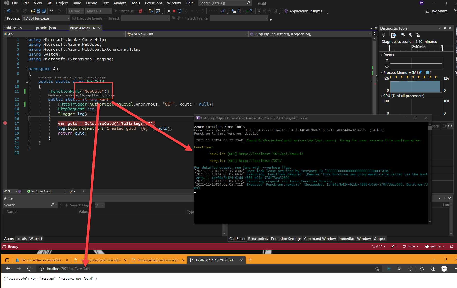 Creating Functions With Forbidden Names Results In Errors · Issue 7851 · Azureazure