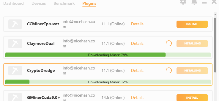 Not able to install plugins · Issue #1970 · nicehash/NiceHashMiner · GitHub