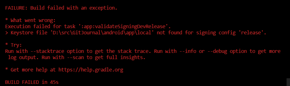 Error in build · Issue #465 · GitJournal/GitJournal · GitHub