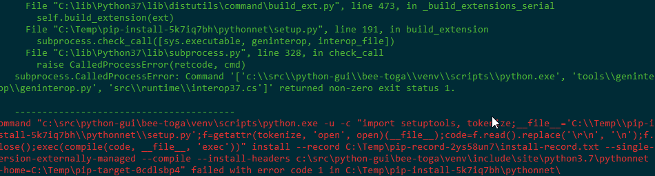 Support for Python 3.7 · Issue #720 · pythonnet/pythonnet · GitHub