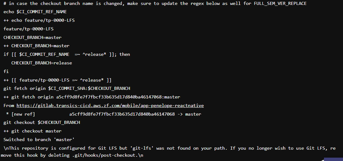 Semversion Calculation Fails For Projects Having Lfs Storage · Issue 3501 · Gittools Gitversion