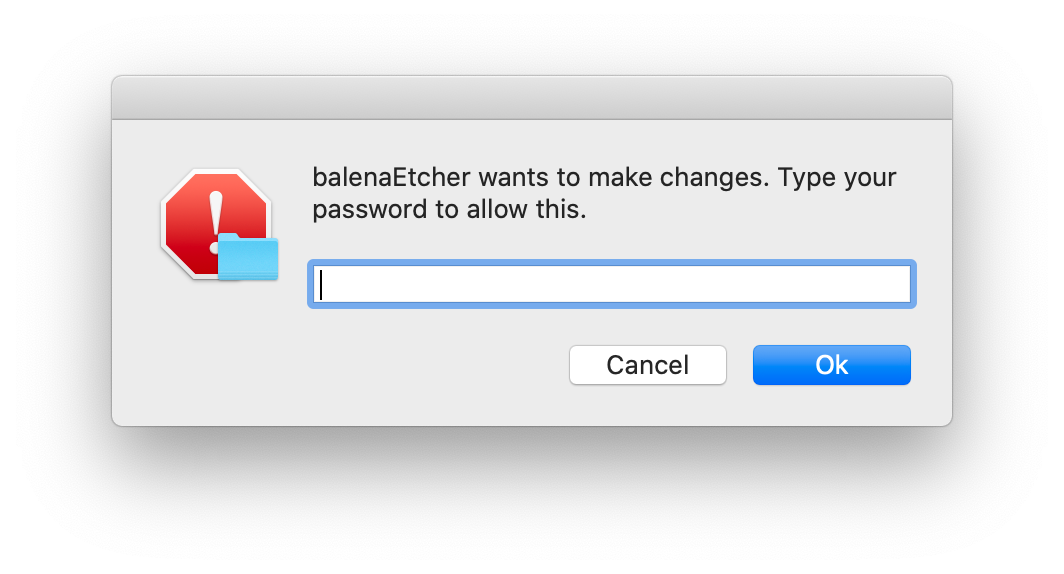 New (suspicious?) password prompt · Issue #3025 · balena-io/etcher · GitHub