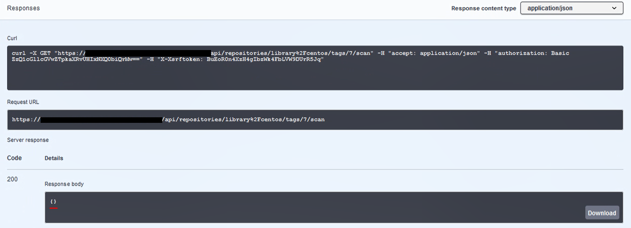 Empty Response When Trying To Get The Scan Report On Restful Api 