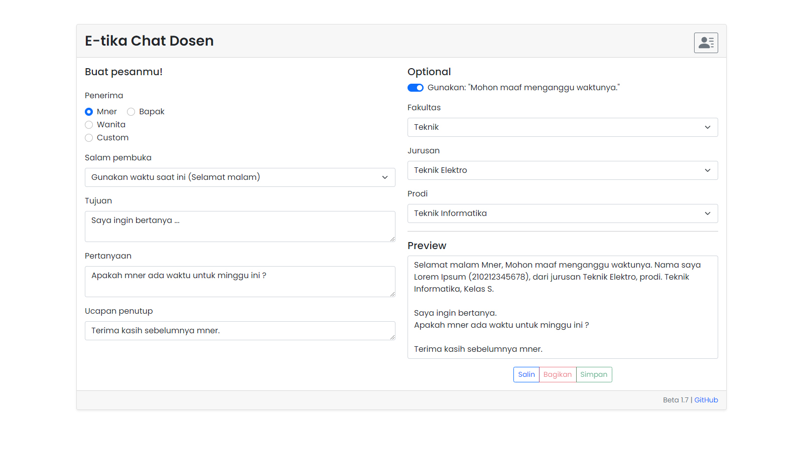 GitHub - rizallk/etikachatdosen: Sebuah Tools sederhana, dapat berguna ...