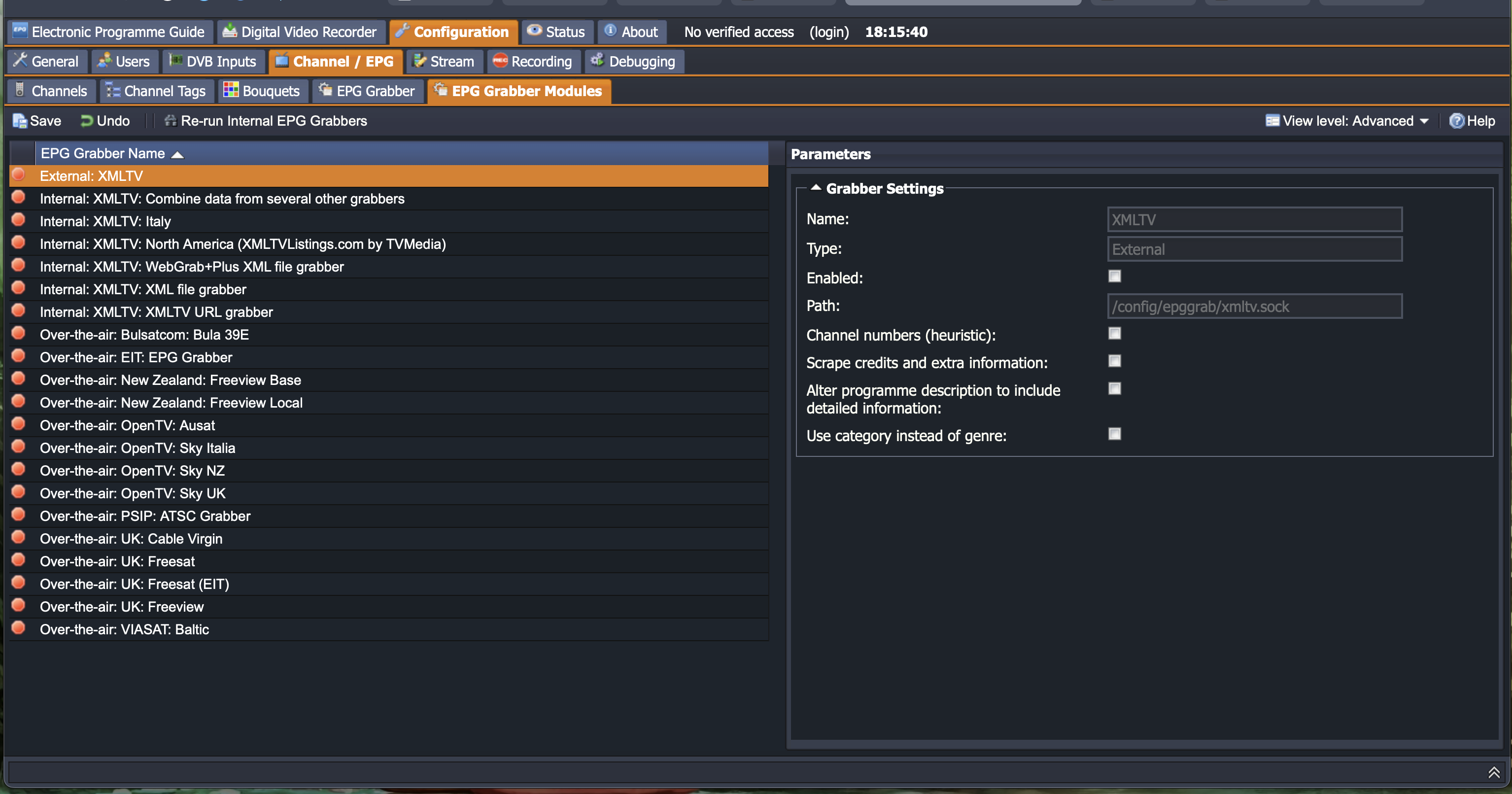 New build has lost XMLTV internal grabber for Schedules Direct · Issue #230 · linuxserver/docker ...