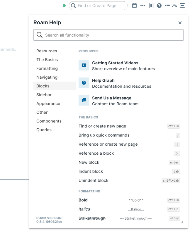 feat(help): help popup · Issue #649 · athensresearch/athens · GitHub