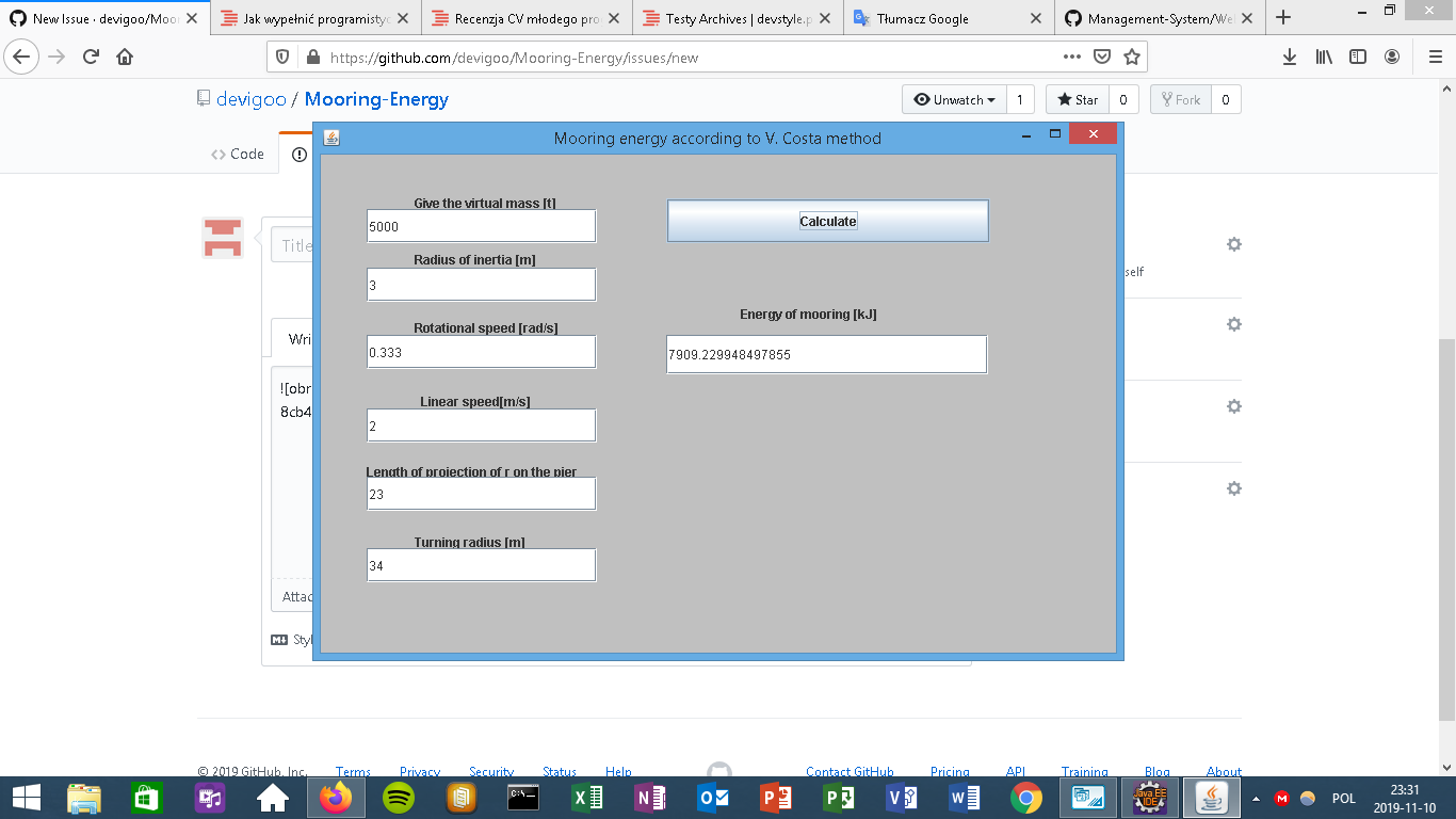 GitHub - devigoo/Mooring-Energy: Count the energy of mooring using ...