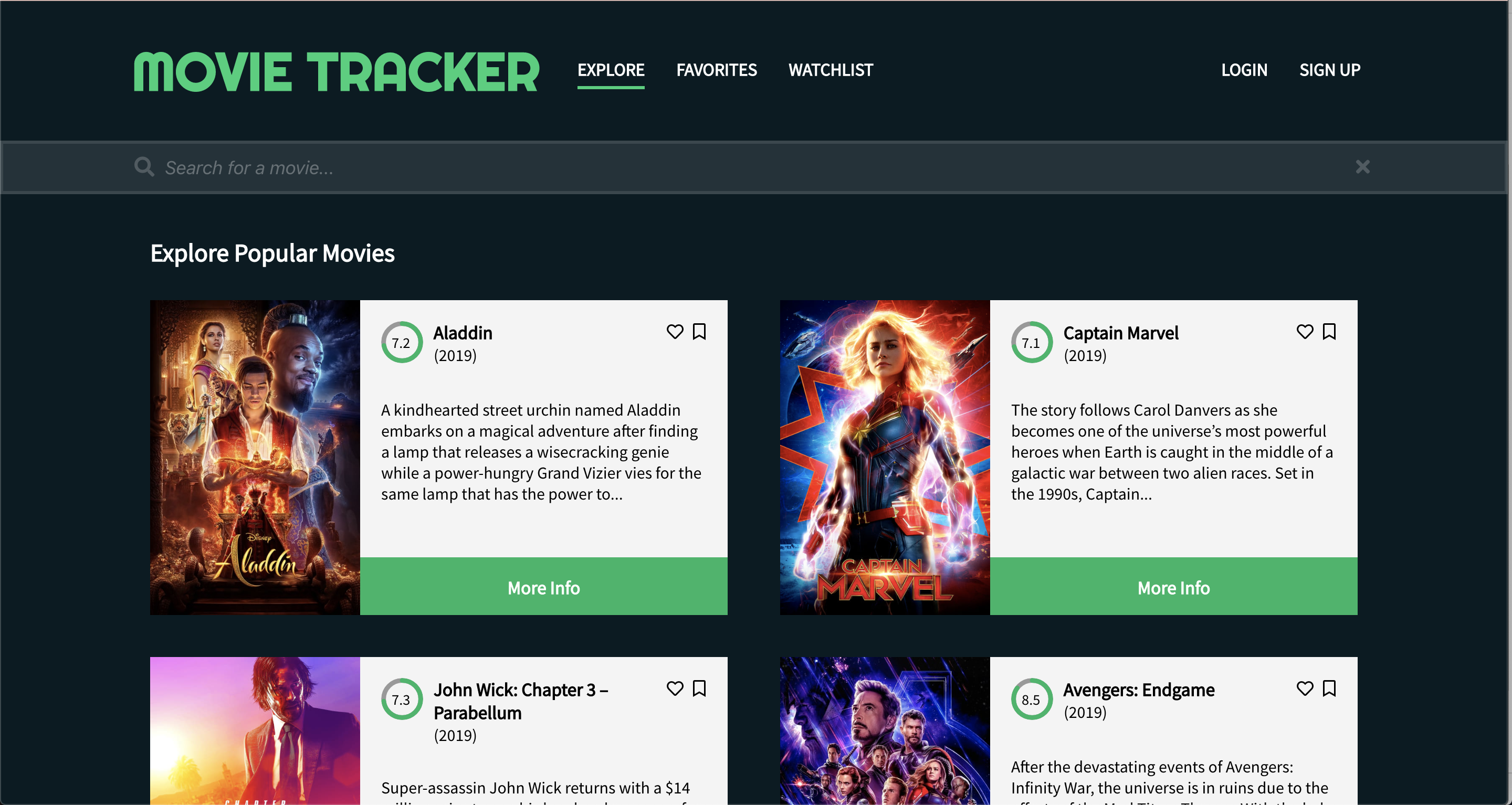 GitHub - tiffanybacher/movie-tracker: An educational project using ...