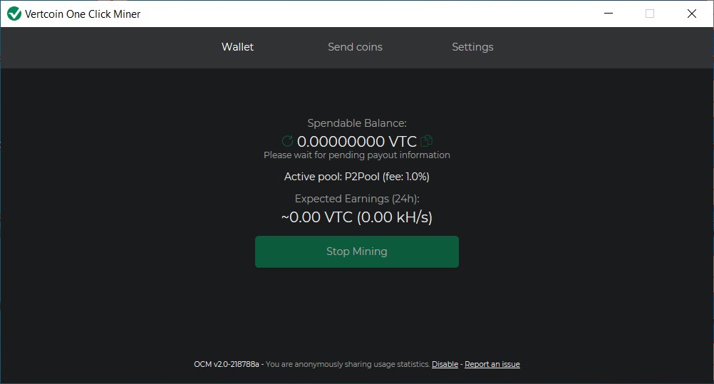 Vertcoin one click miner issue · Issue #264 · vertcoin-project/one-click-miner-vnext · GitHub