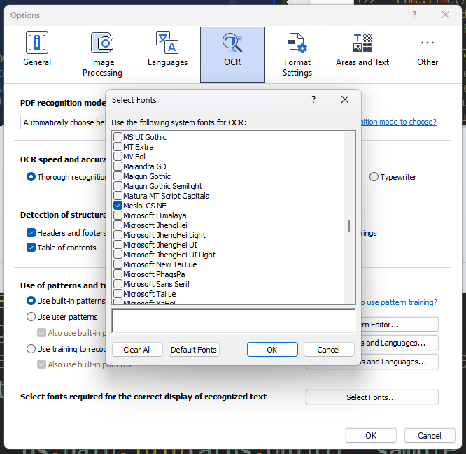 Better OCR with option to train model on new fonts · Issue #322 ...