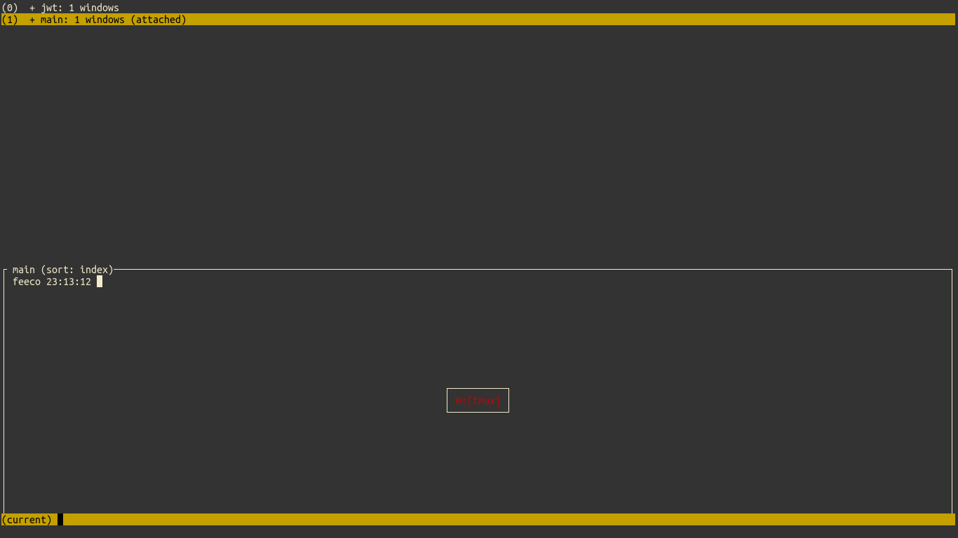adjust command line position in session list view · Issue #3077 · tmux/tmux · GitHub
