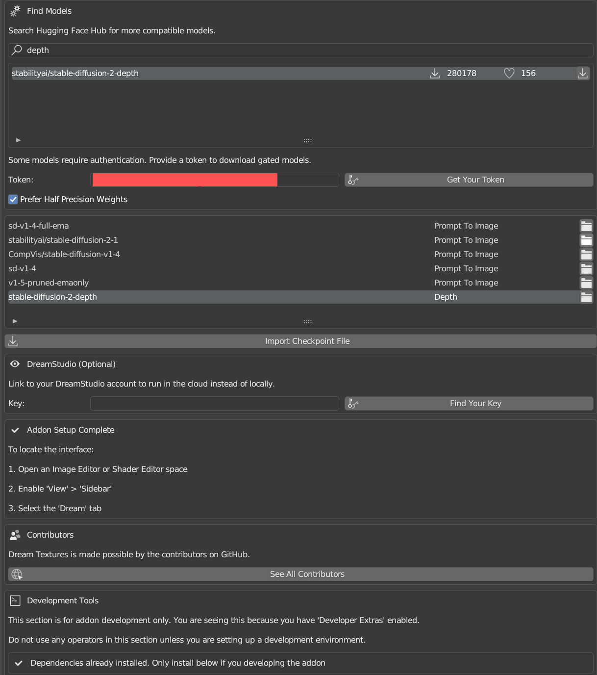 Error when import checkpoint file · Issue #506 · carson-katri/dream-textures · GitHub