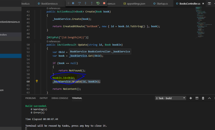 Bug In Update Method · Issue 10311 · Dotnetaspnetcoredocs · Github
