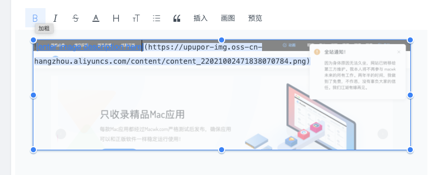 Bug Report 插入图片点击预览后,在预览页面选中图片,然后再点返回编辑渲染重叠 · Issue 132 · Tencent
