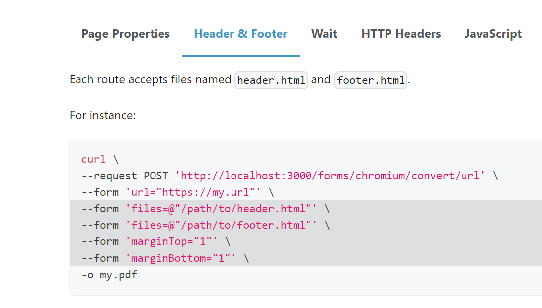 Footer and Header are missing from version 7.x · Issue #419 · gotenberg/gotenberg · GitHub