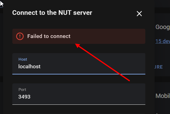 Failed to connect to NUT server · Issue #216 · hassio-addons/addon-nut · GitHub