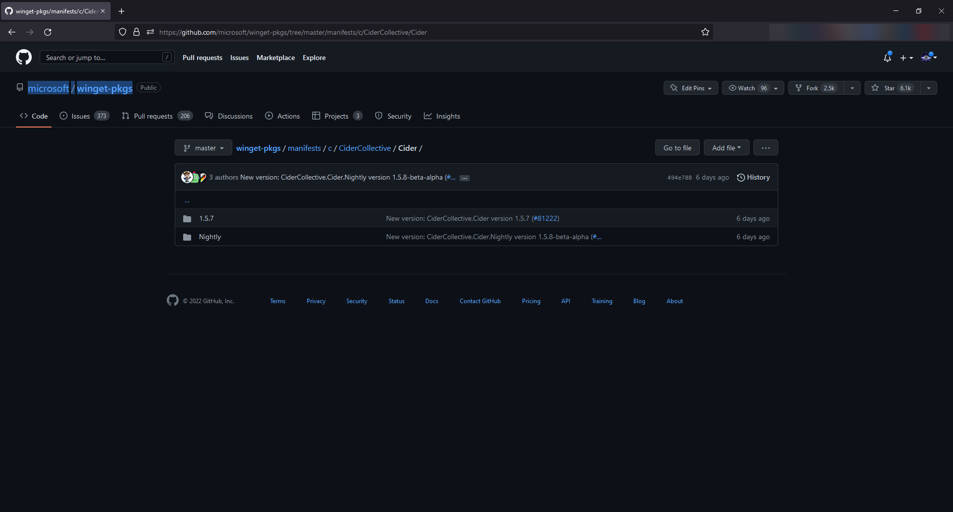 [Bug] winget.run does not update Cider's version · Issue #116 · winget-run/web · GitHub