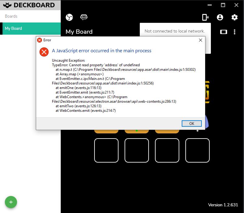 Java Local Network Issue & Spotify Problem · Issue #91 · rivafarabi/deckboard · GitHub
