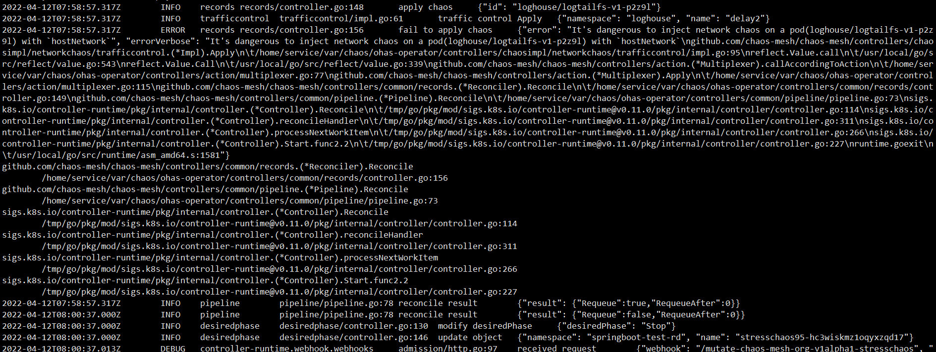 networkchaos delete fail · Issue #3122 · chaos-mesh/chaos-mesh · GitHub