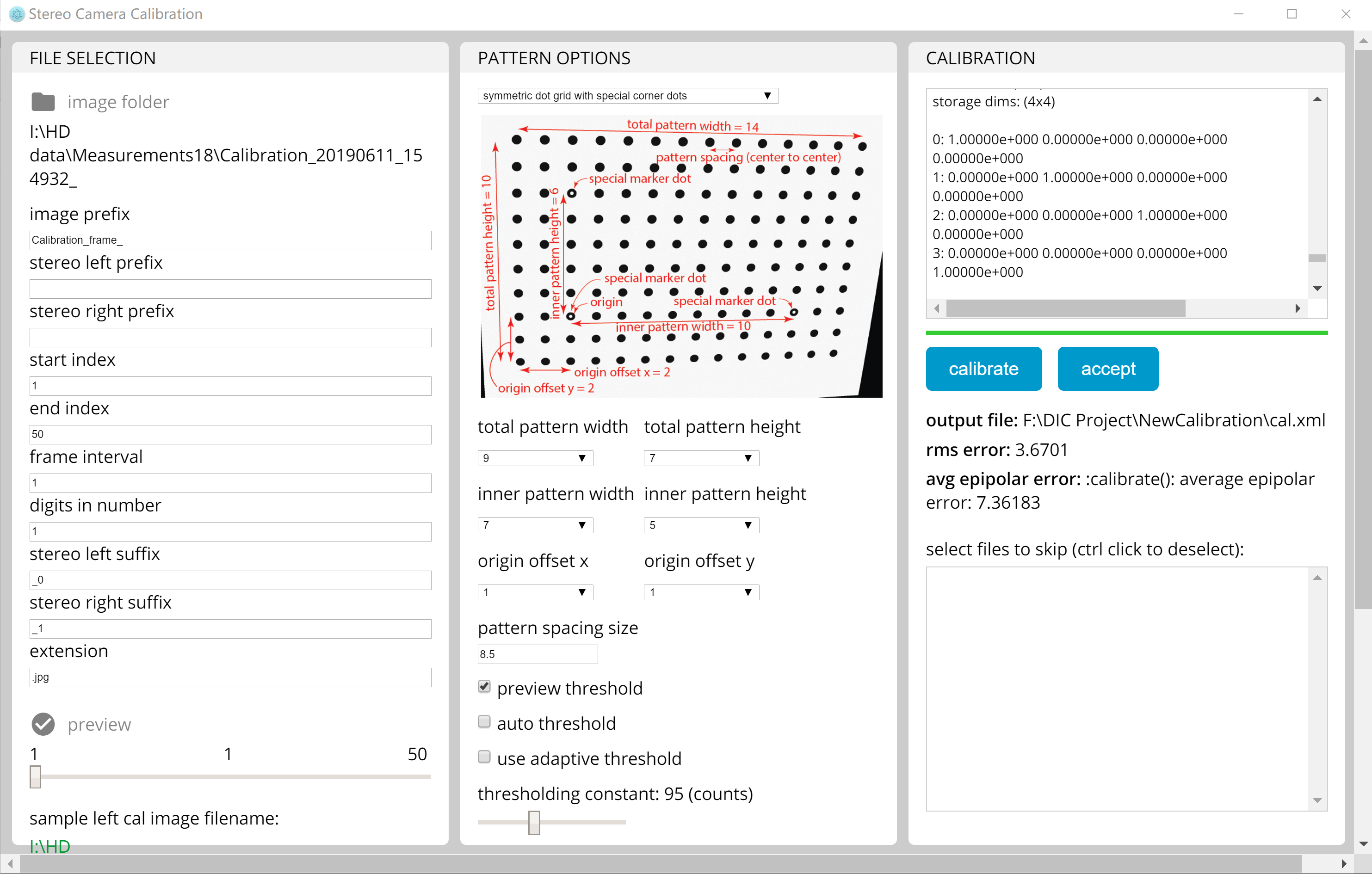 File naming convention for cal images requires the frame number to have same num digits for all ...