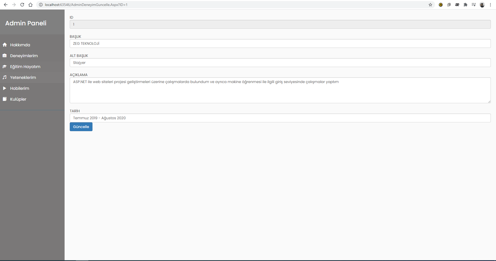 Github Fatihmehmetdogan Blogweb Asp Net Ile Yapılan çalışma