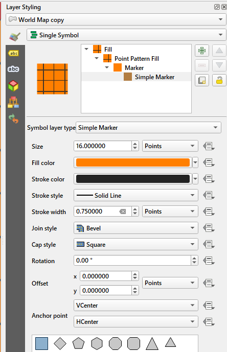 Show only marker in Point Pattern Fill that are complete · Issue #44606 ...
