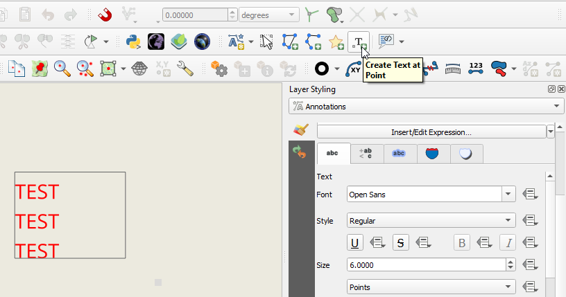 Add alignment options to text at point annotation · Issue #50639 · qgis/QGIS · GitHub