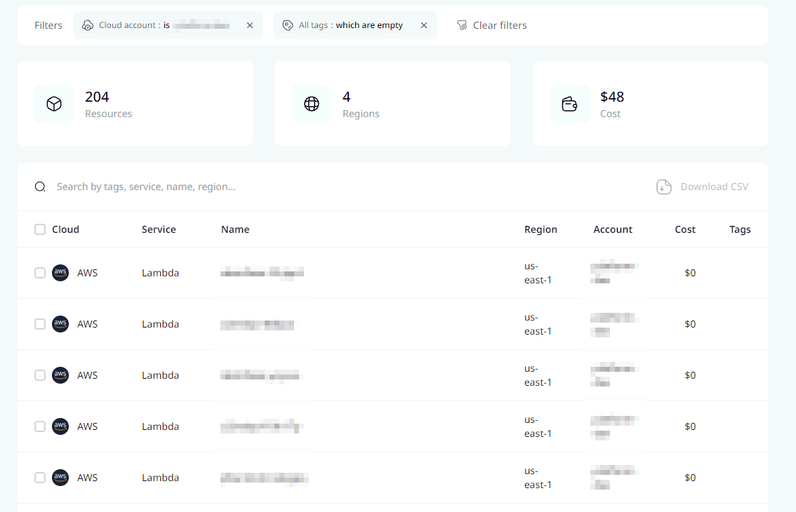 Filtering by using "all tags" breaks the Inventory · Issue #660 · tailwarden/komiser · GitHub