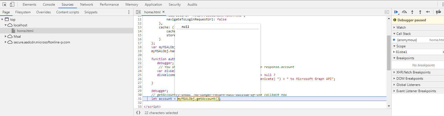msal.getAccount() returns null on landing page · Issue #758 · AzureAD ...