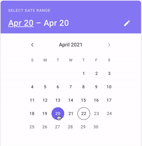 [pickers][DateRangePicker] Default mouseover date range intelligent ...