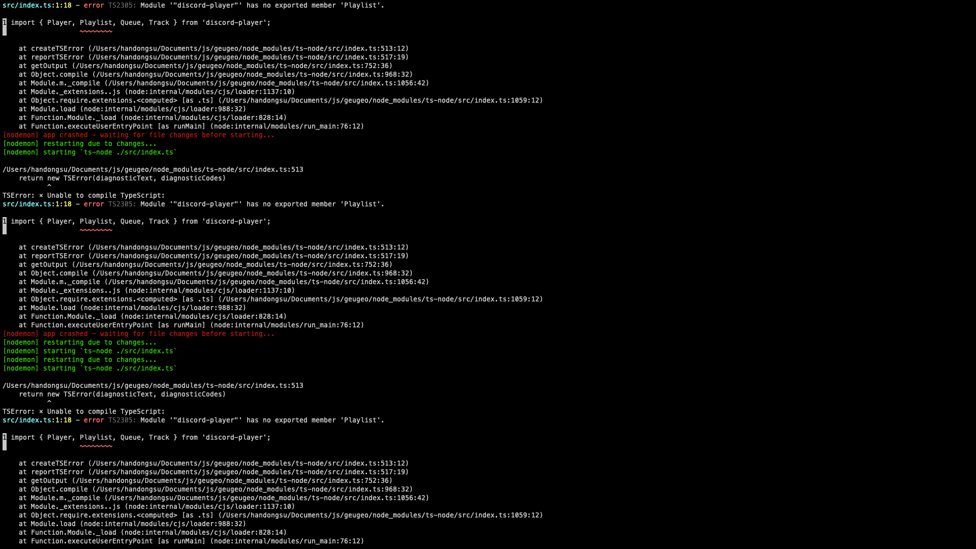 [BUG] No playlist type found · Issue #374 · Androz2091/discord-player ...
