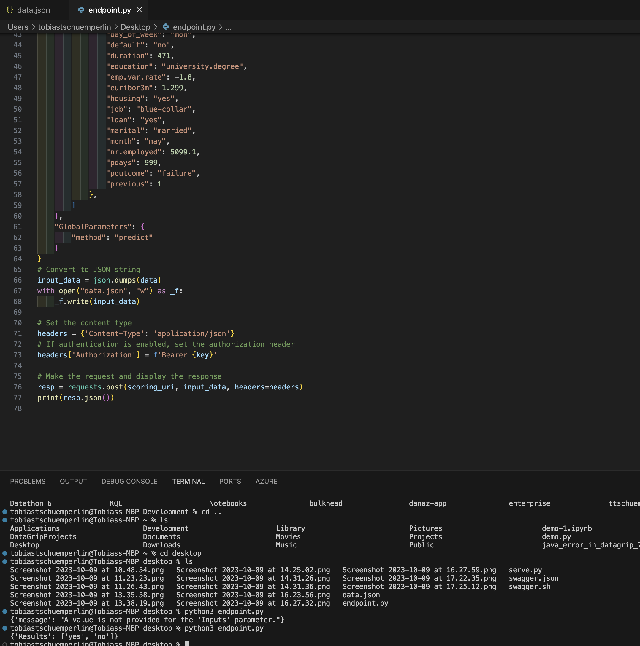 GitHub - ttschuemp/Azure-Operationalizing-Machine-Learning