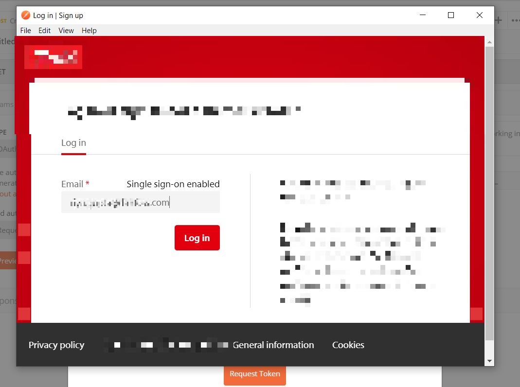 How to login using SSO oauth 2.0 and then storing token to run all other API from postman ...