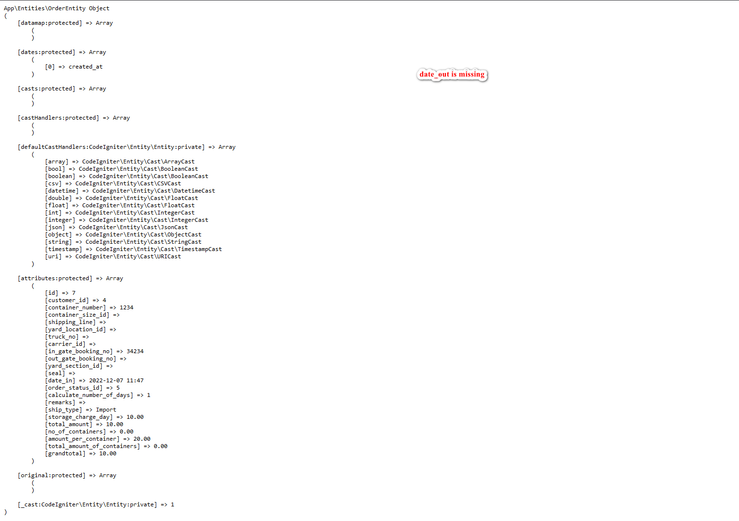 Bug: Entity is not returning the blank value field · Issue #6950 · codeigniter4/CodeIgniter4 ...
