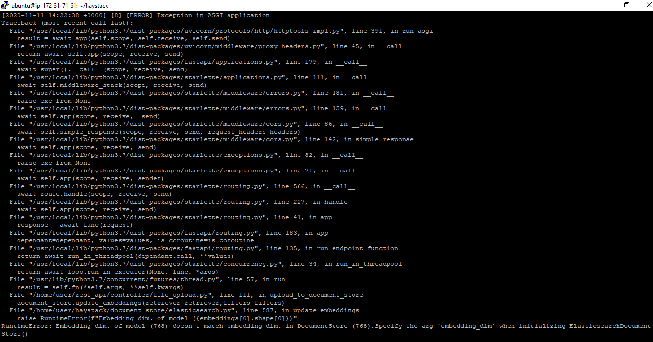 Runtimeerror Embedding Dim Of Model 768 Doesnt Match Embedding Dim