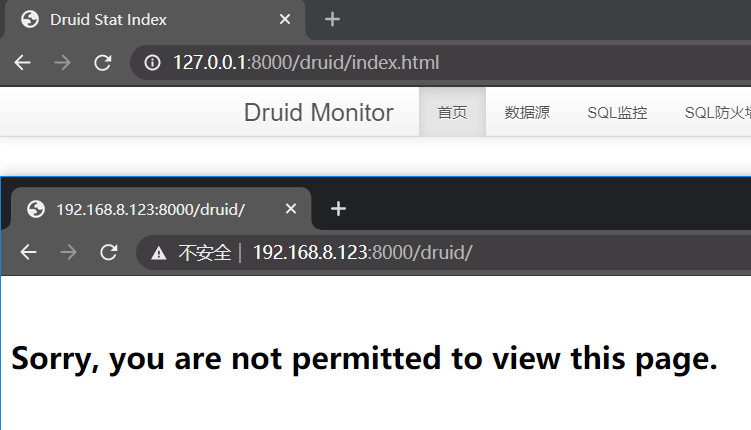 SQL监控页面回显没有权限 · Issue #552 · elunez/eladmin · GitHub