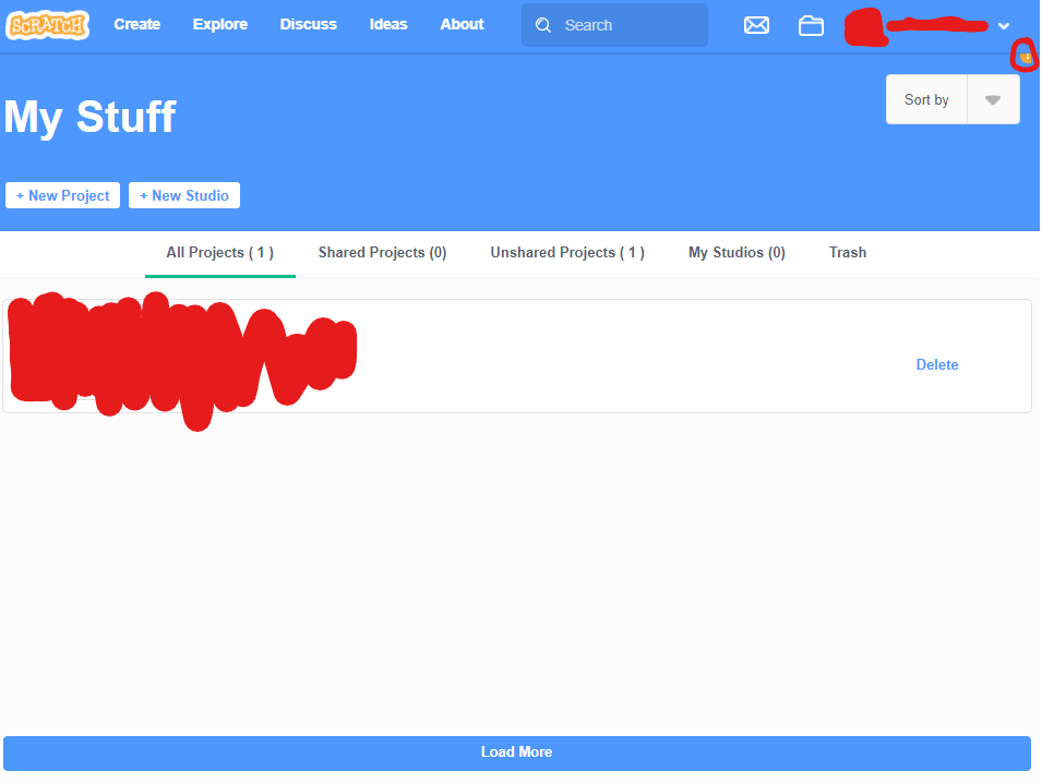 "new studio" button and unconfirmed email · Issue #2903 · ScratchAddons/ScratchAddons · GitHub